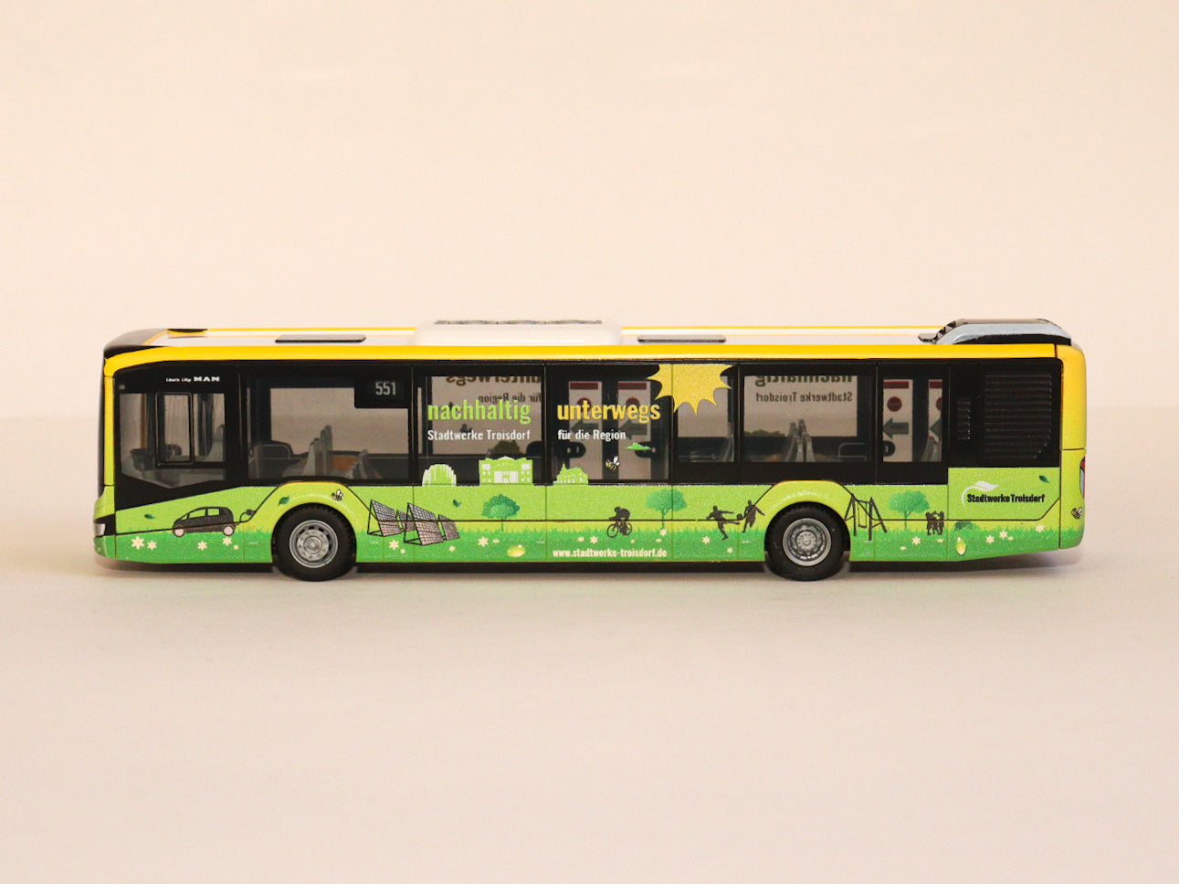Rietze MAN Lion s City 12, RSVG - Nachhaltig unterwegs, 2018 Modellbus ...