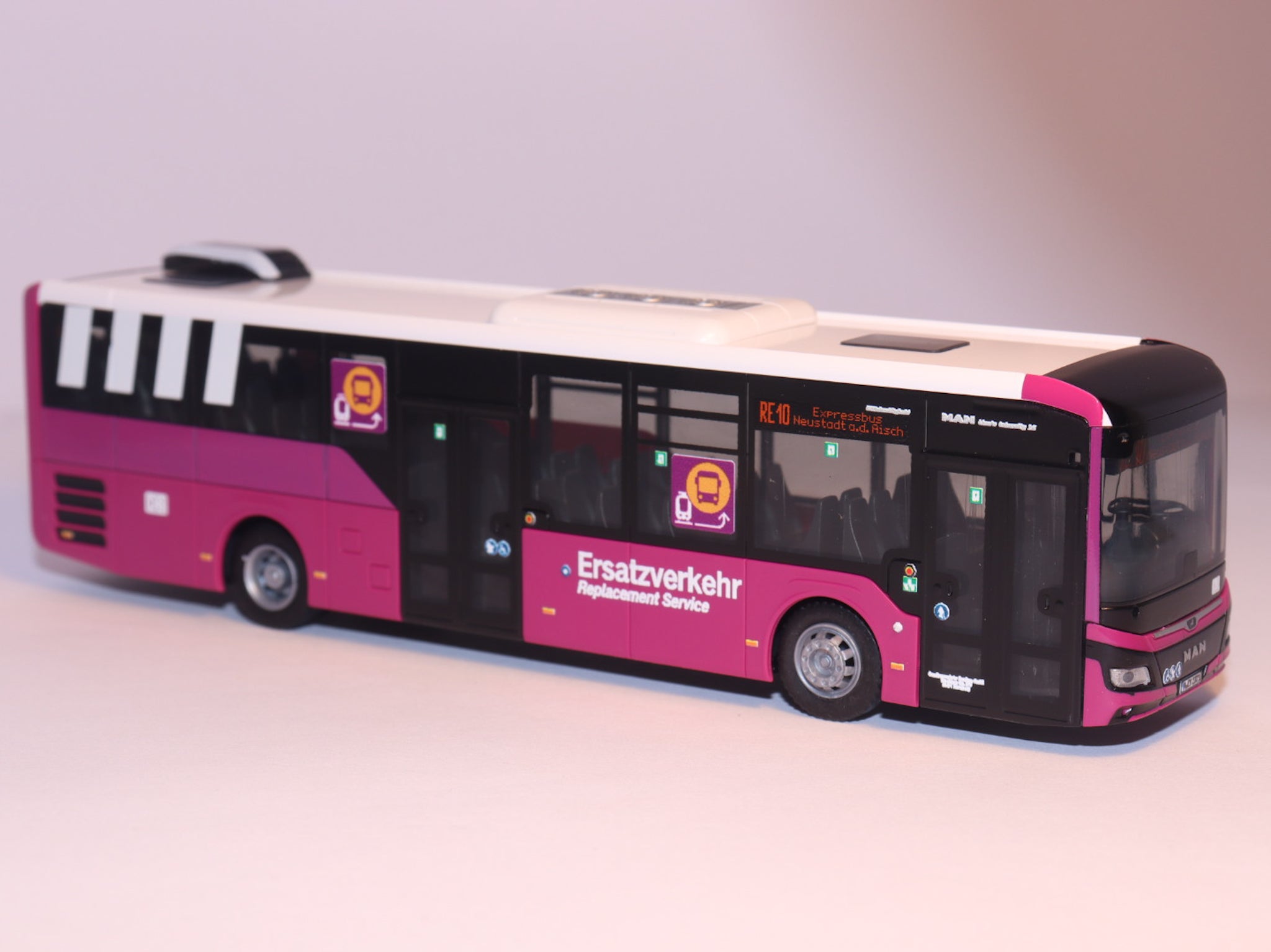 Rietze MAN Lion s Intercity LE, OVF Franken - Schienenersatzverkehr- S ...
